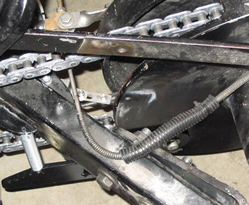 Pro-Oiler, the ultimate chain oiler, installed on a Harley-Davidson ...